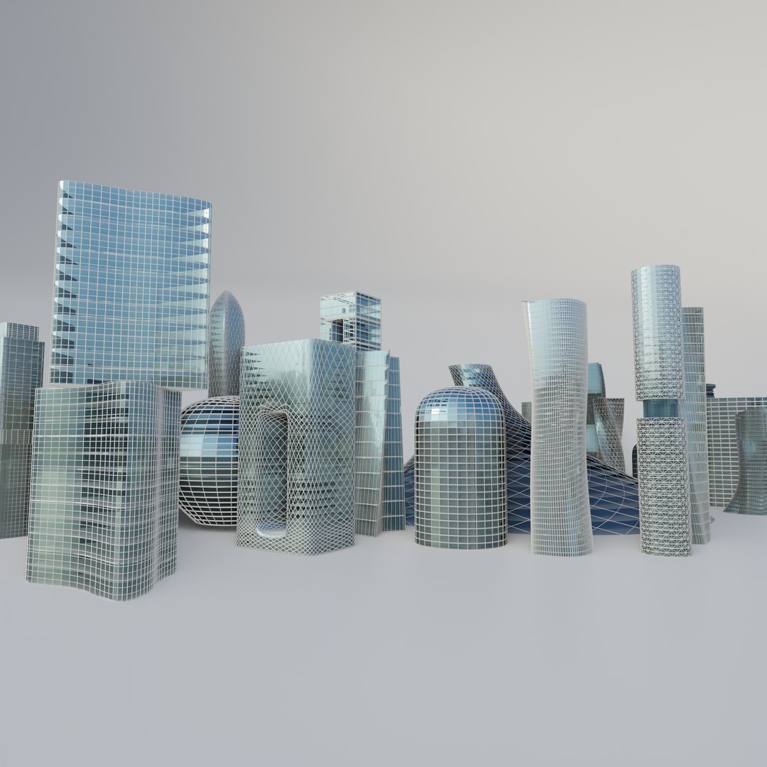 3D Model Future Buildings - TurboSquid 1809122