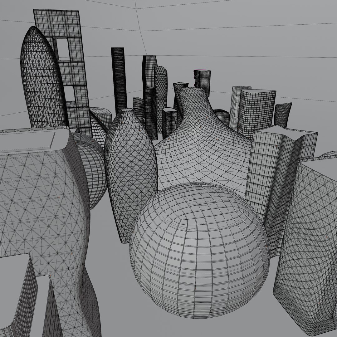 3D Model Future Buildings - TurboSquid 1809122