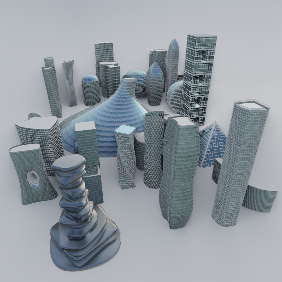 3D Model Future Buildings - TurboSquid 1809122