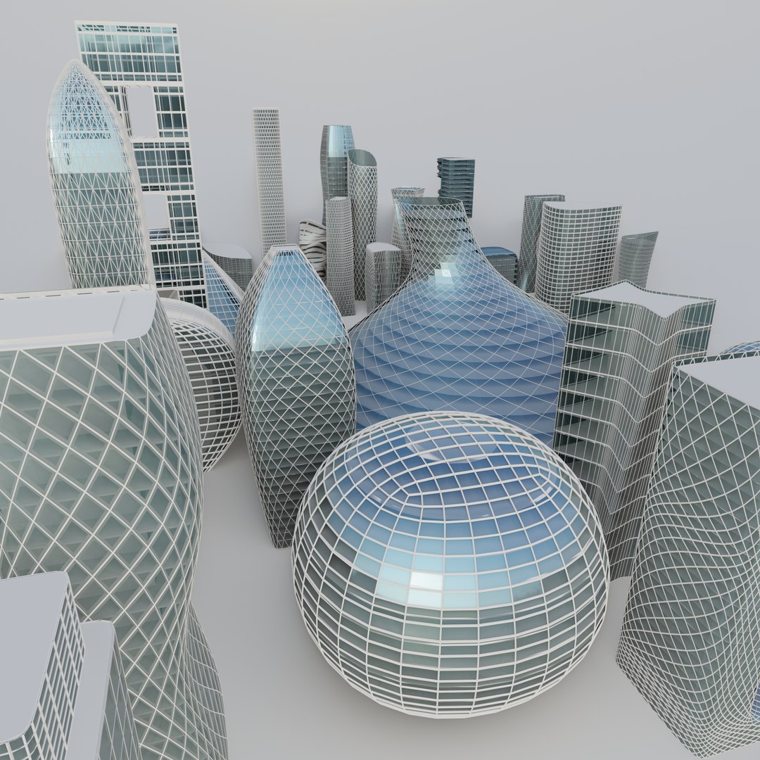 3D Model Future Buildings - TurboSquid 1809122