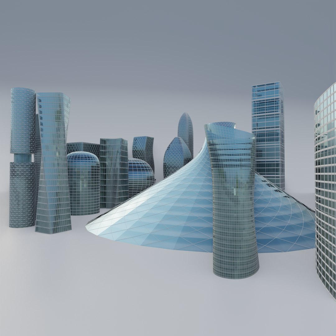 3D Model Future Buildings - TurboSquid 1809122