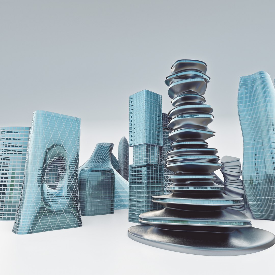 3D Model Future Buildings - TurboSquid 1809122