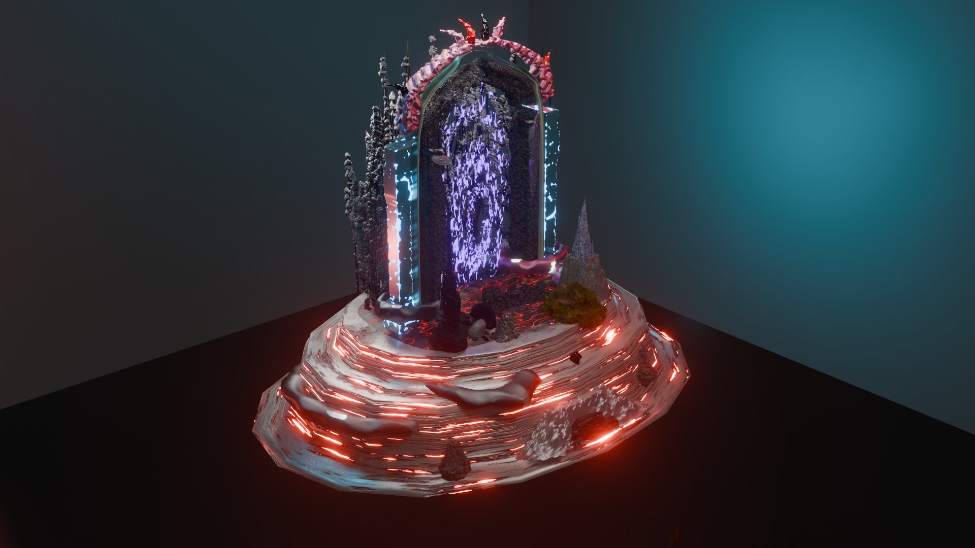 3D Model 3D Model Portal Glow Gate - TurboSquid 2219619