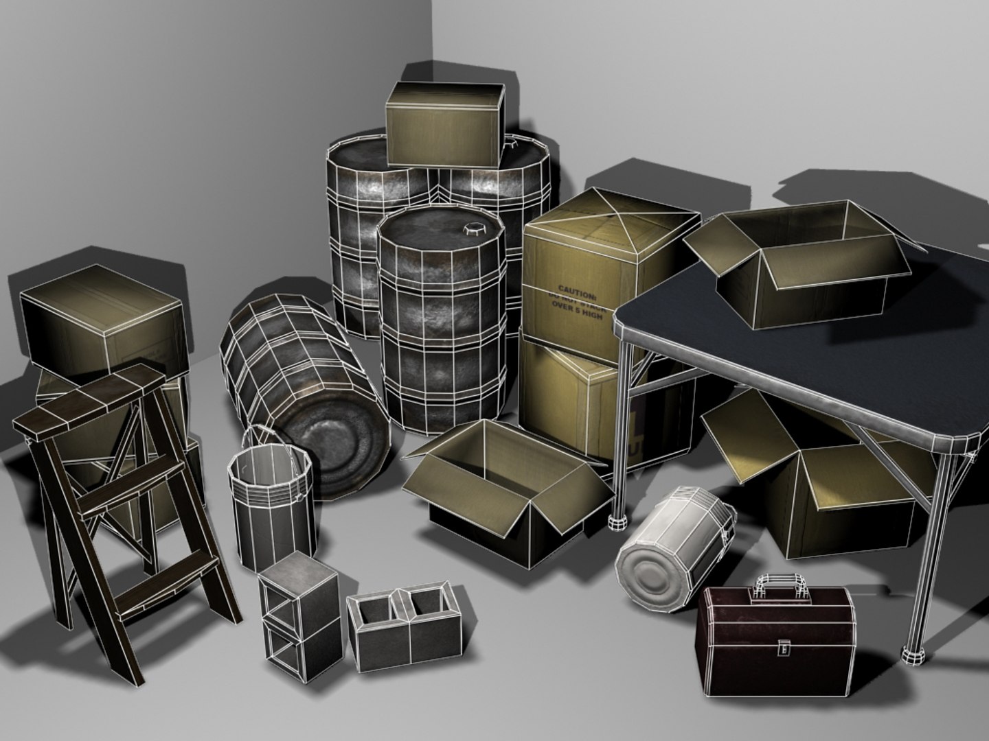 3d Urban Props Pack
