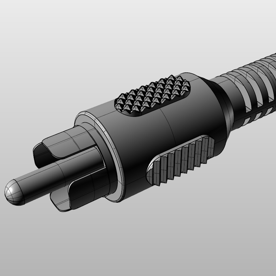 Cinch Connector 3d Model