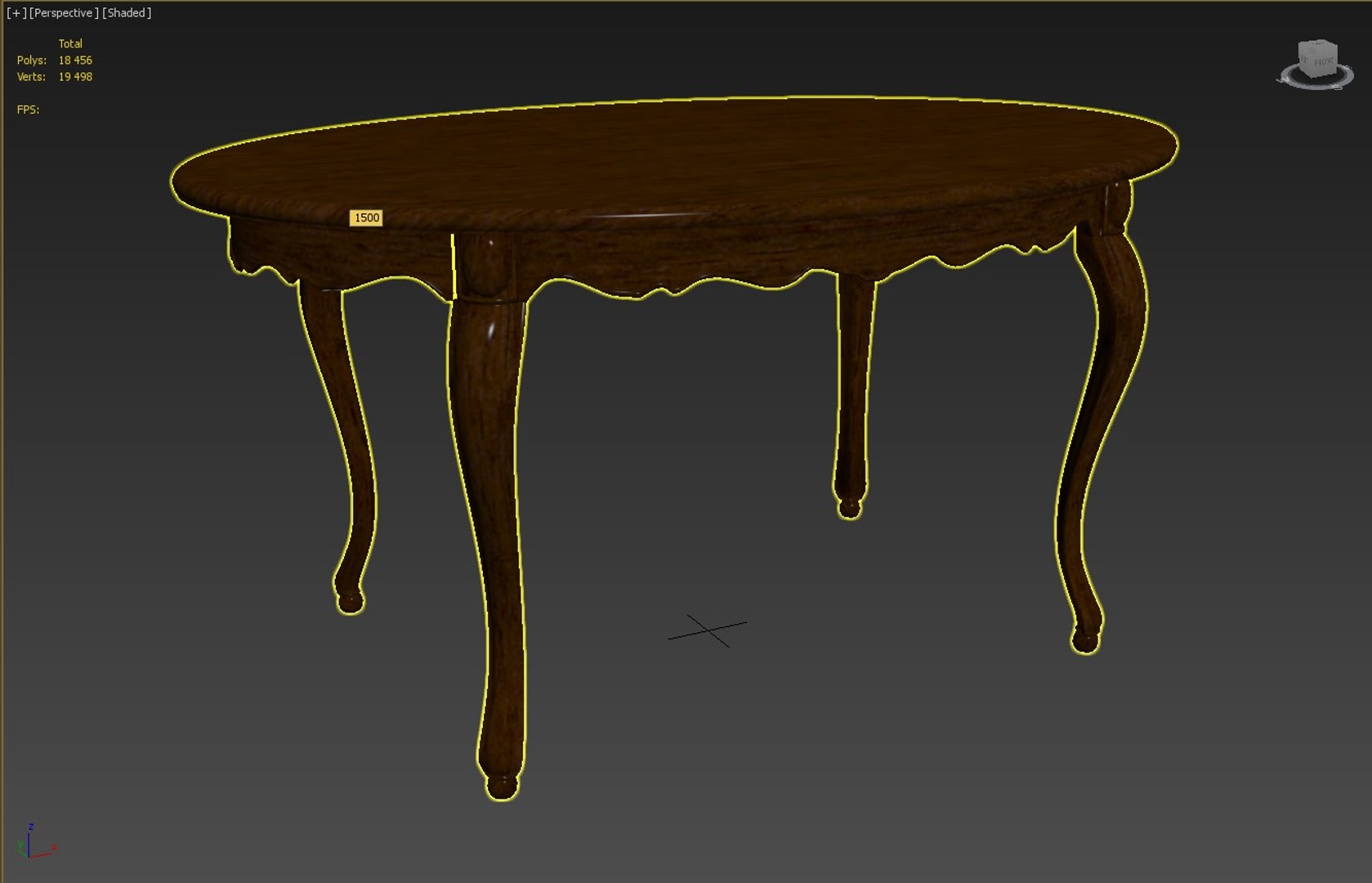 3D model classic wood table - TurboSquid 1459517