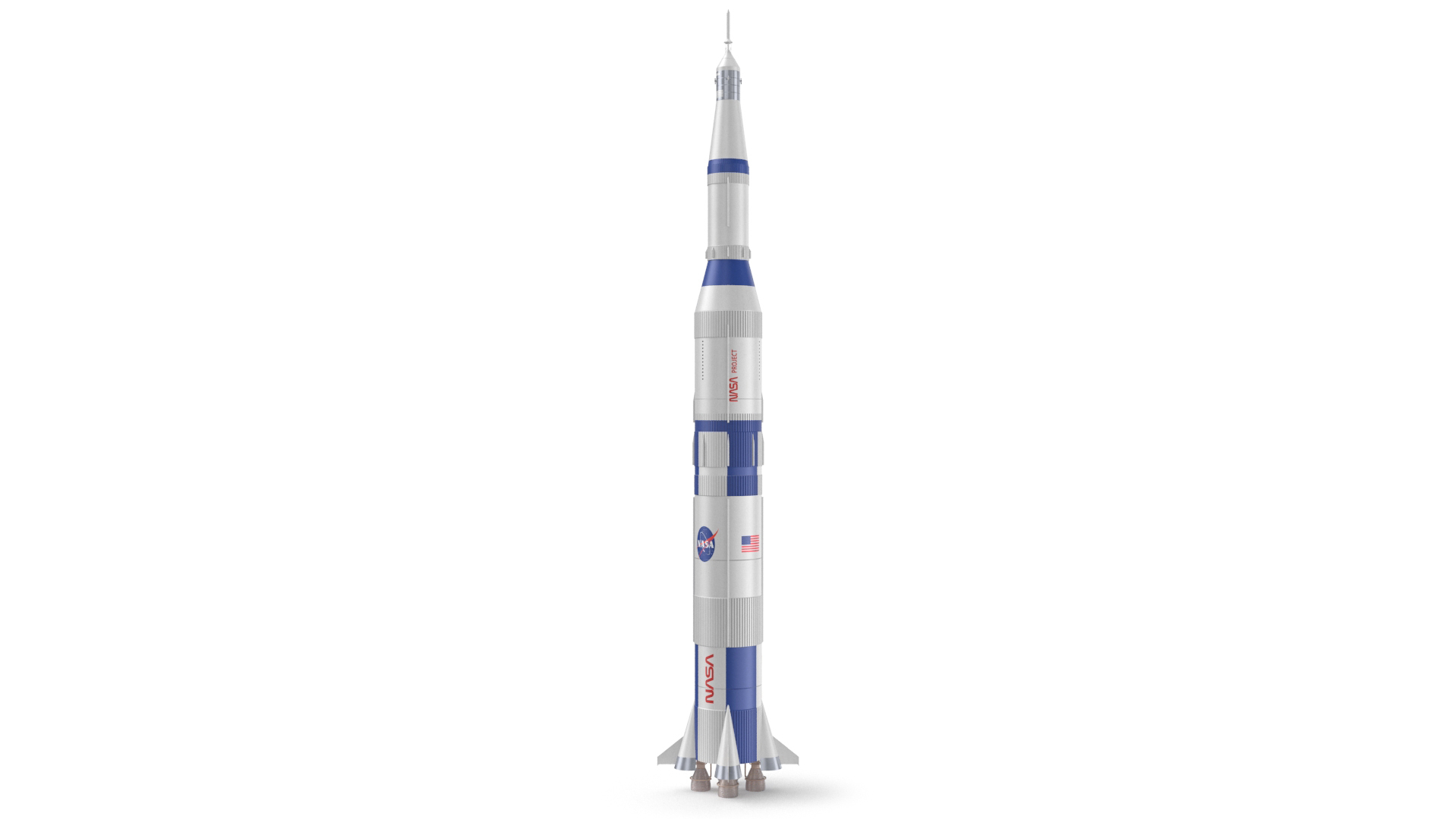 3D Model Saturn V Rocket 02 - TurboSquid 2250762
