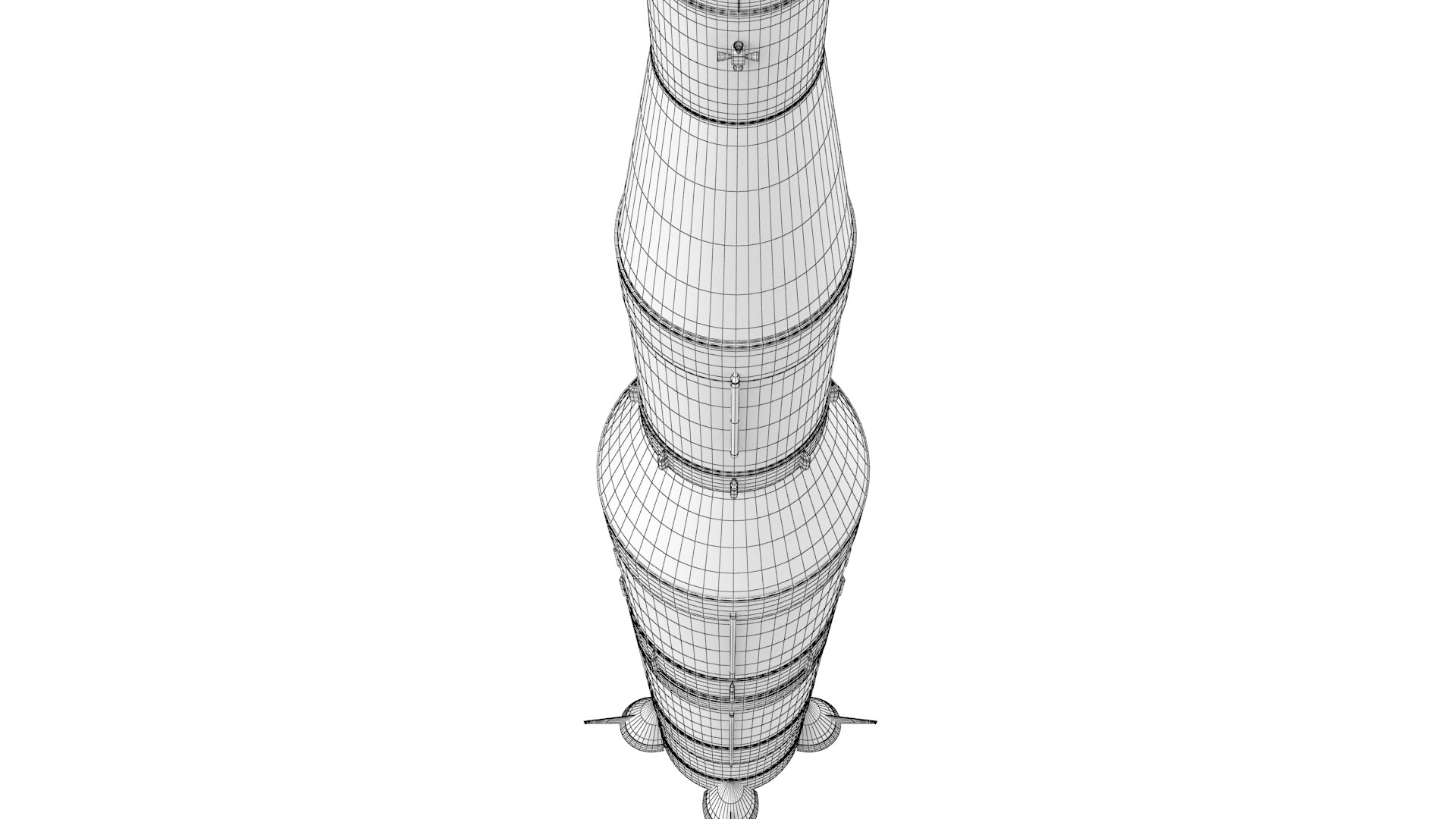3D Model Saturn V Rocket 02 - TurboSquid 2250762