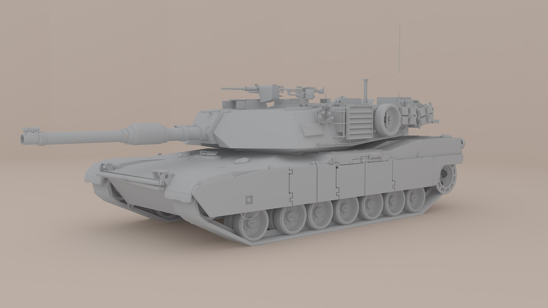Abrams Tank 3D Model - TurboSquid 1169119