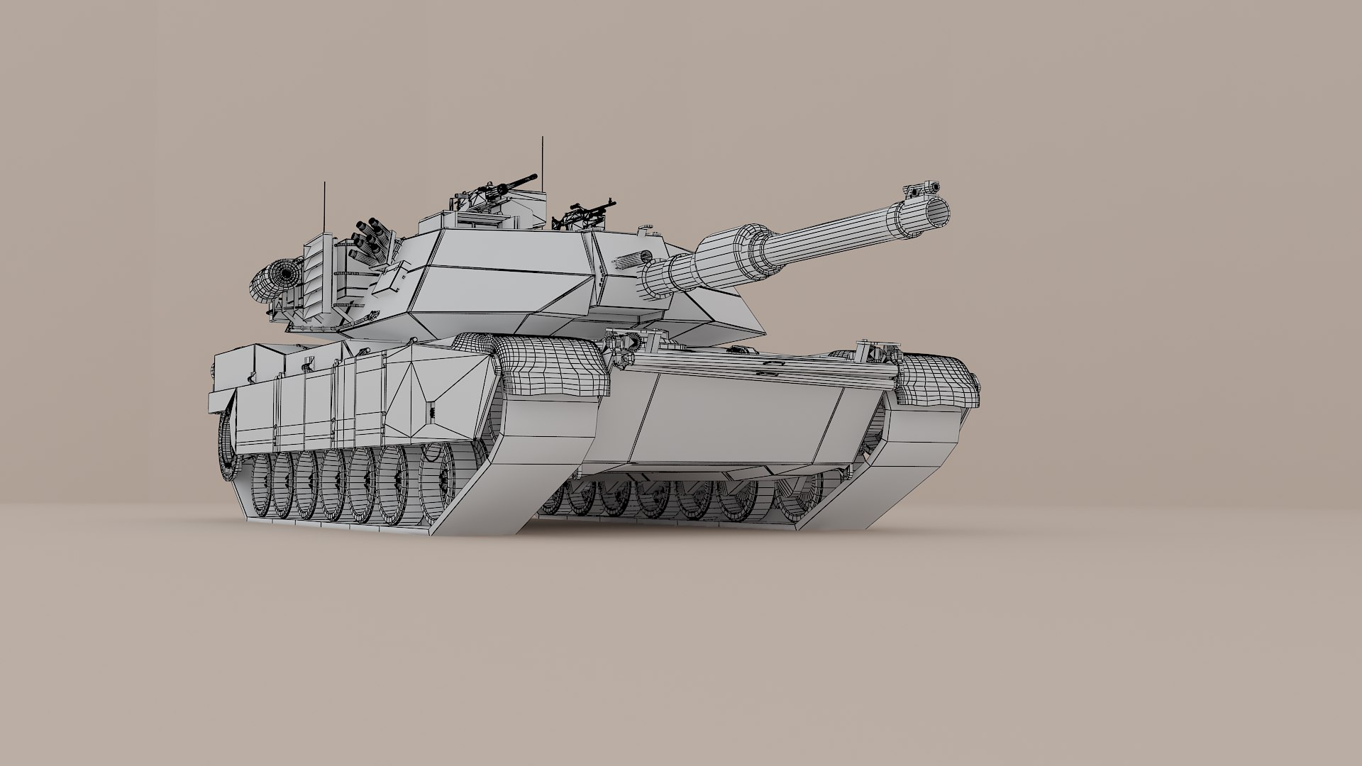 Abrams Tank 3D Model - TurboSquid 1169119