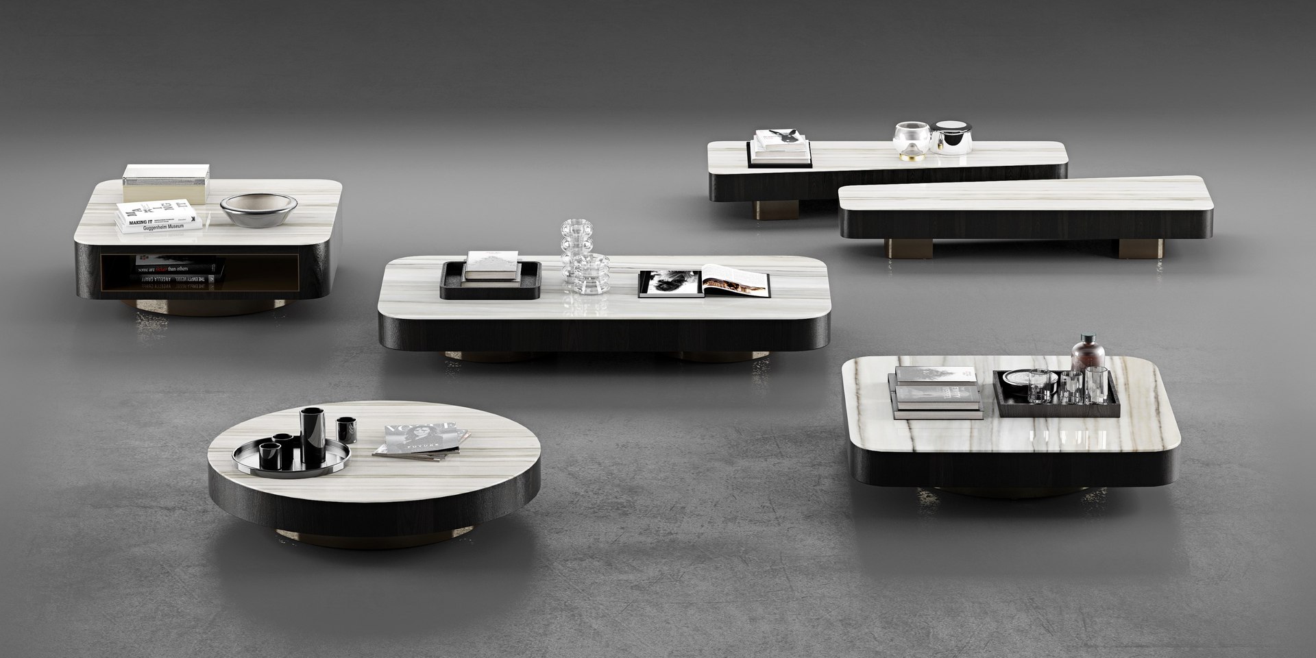 Minotti Milton Coffee Tables 3D Model - TurboSquid 1592041