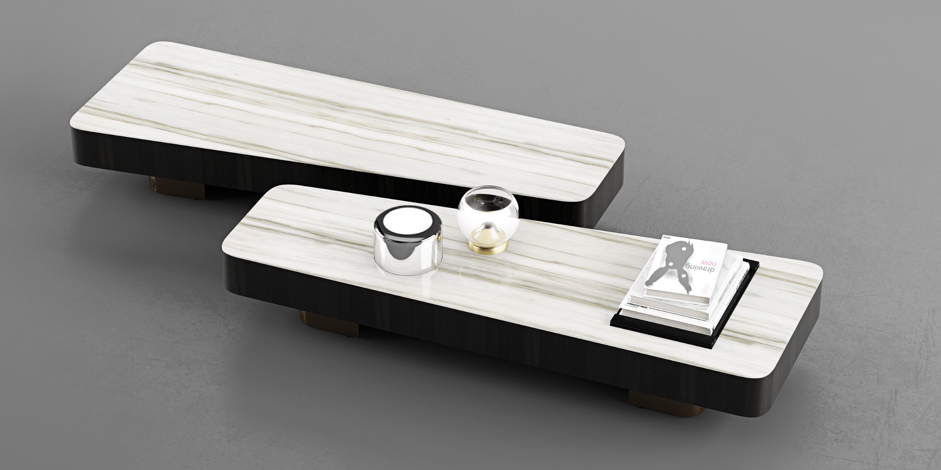 Minotti Milton Coffee Tables 3D Model - TurboSquid 1592041