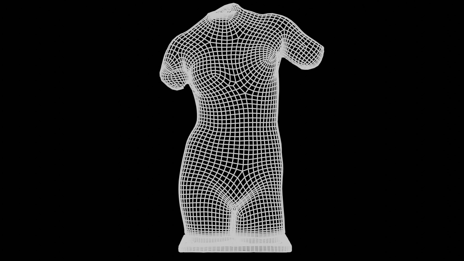 3D Photorealistic Female Torso Statue - TurboSquid 2064414