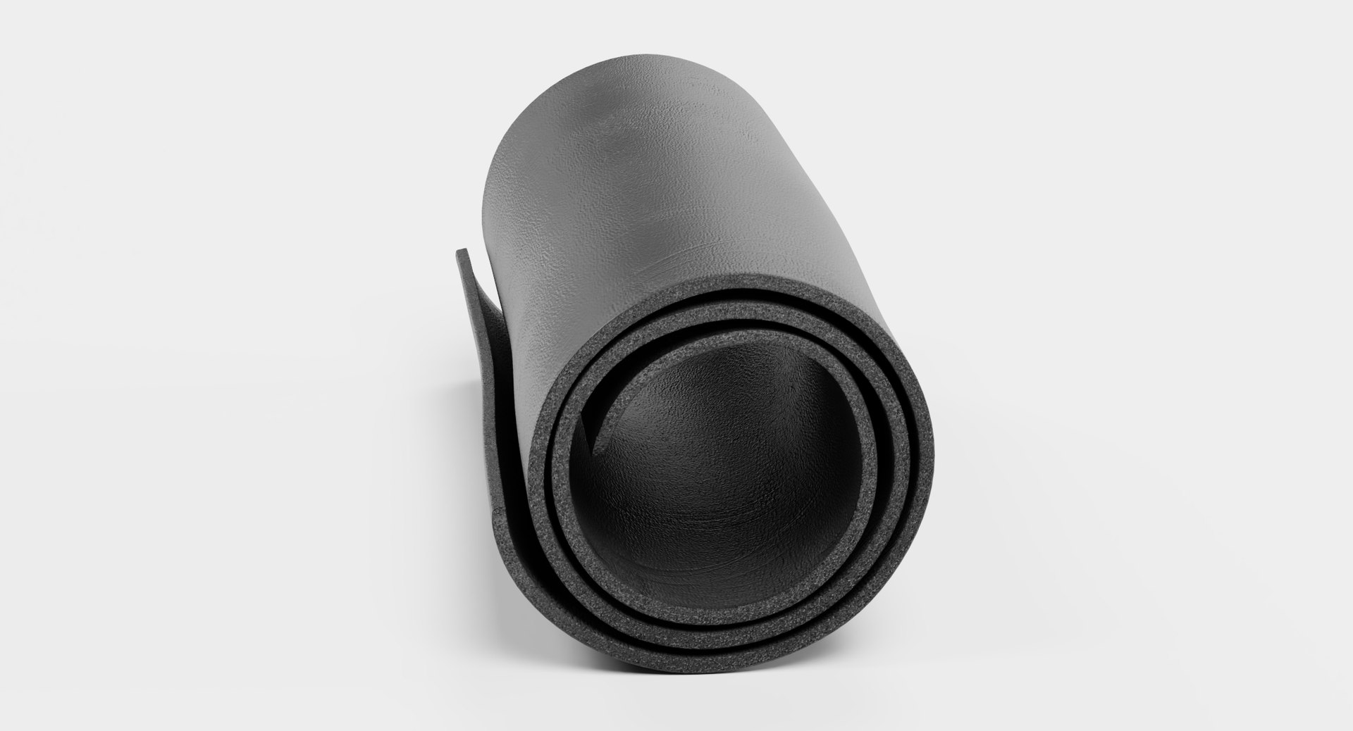 Yoga Mattress Used Rolled Model - TurboSquid 1324564