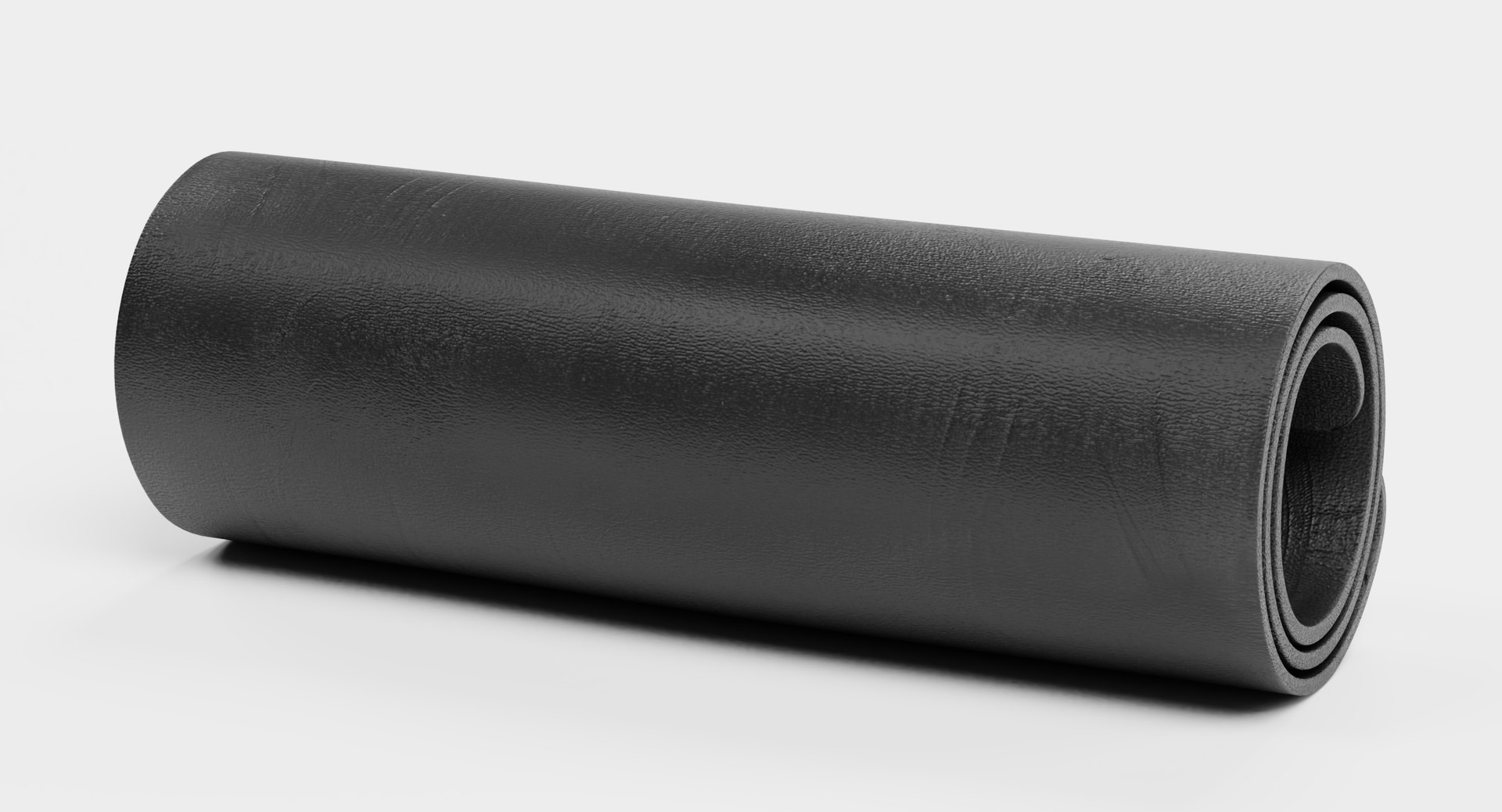 Yoga Mattress Used Rolled Model - TurboSquid 1324564