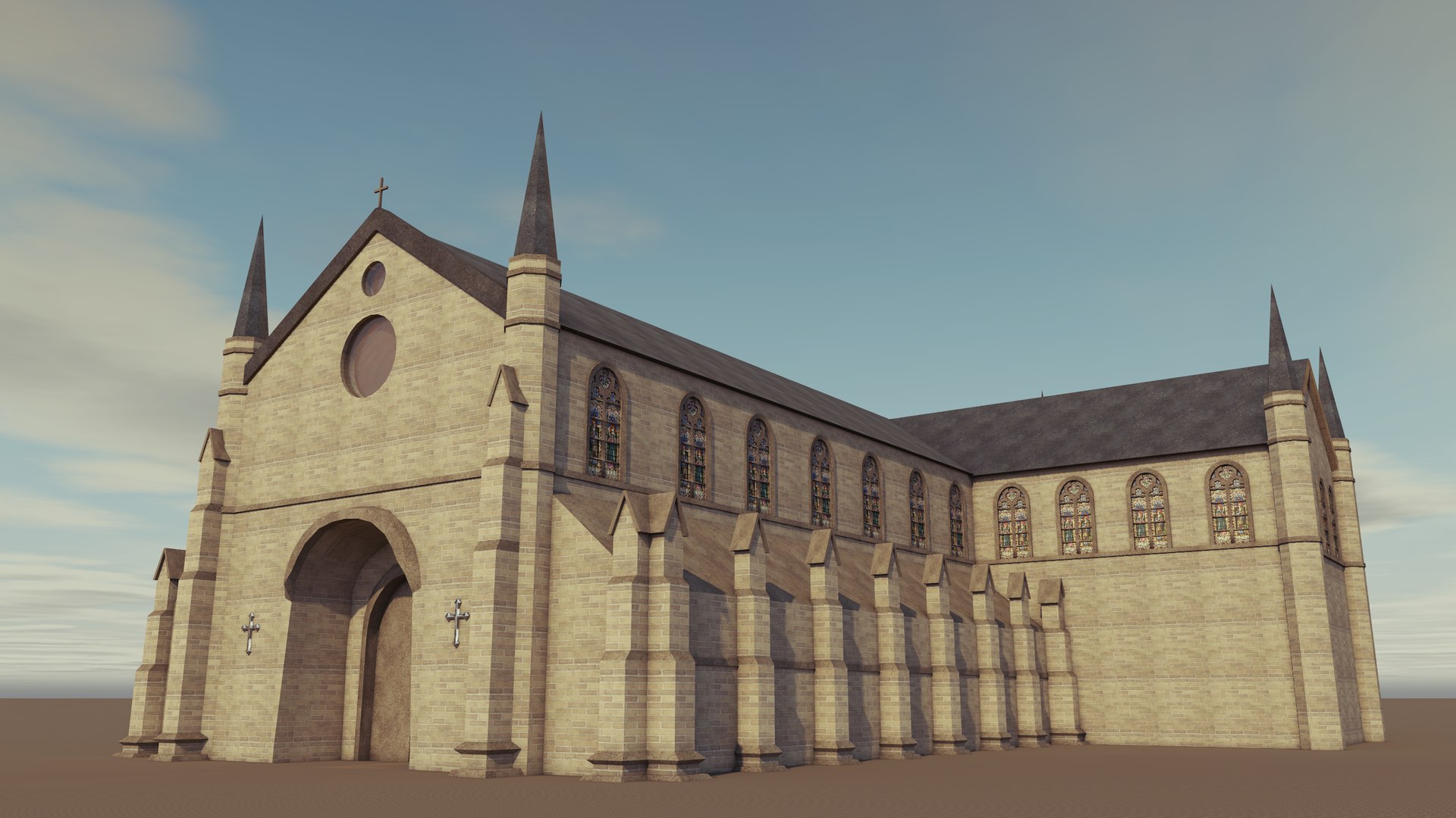 Church Model - TurboSquid 1853232