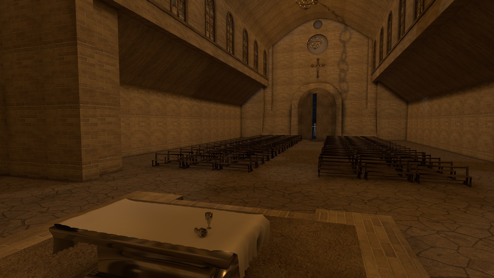 Church Model - TurboSquid 1853232