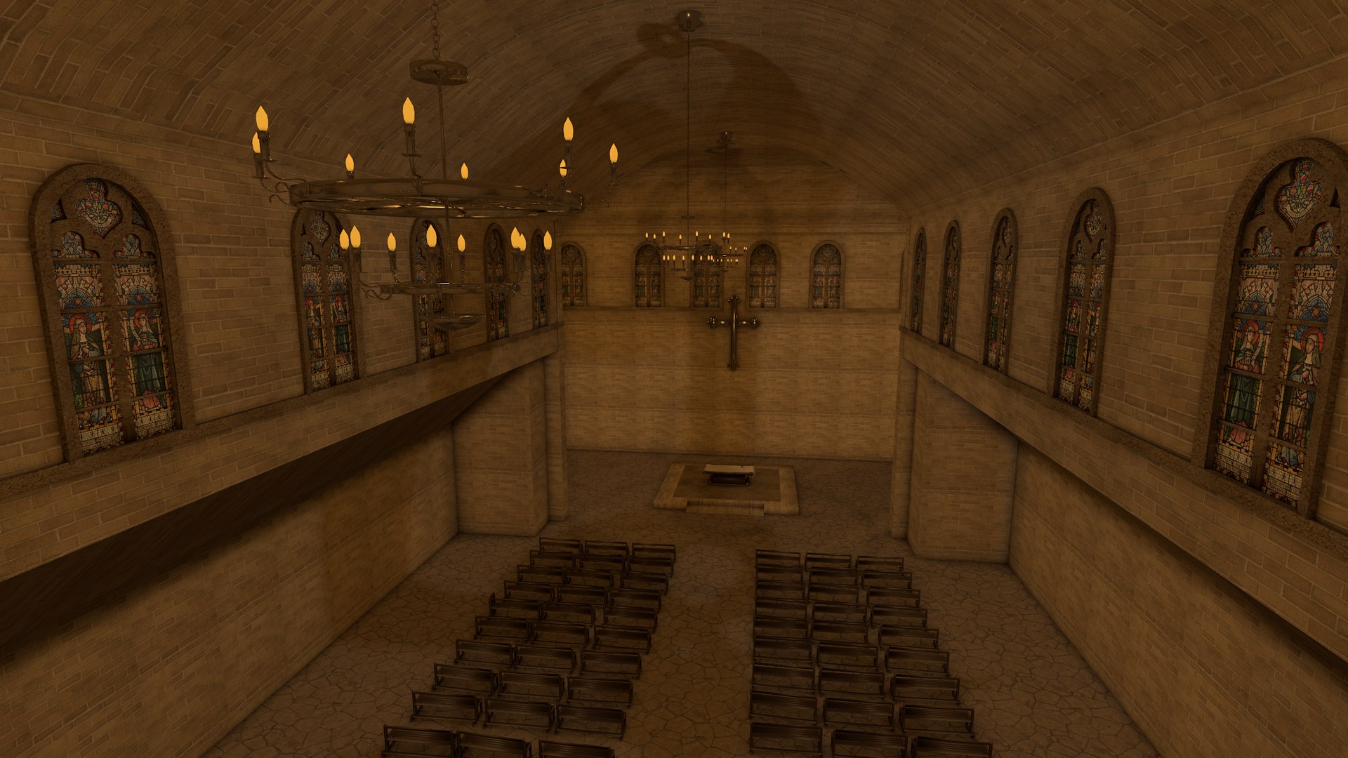 Church Model - TurboSquid 1853232
