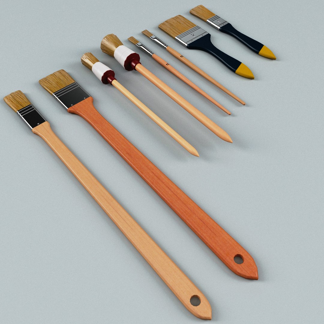 3d paint brushes v5