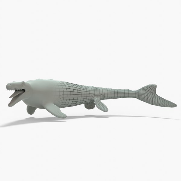 modelo 3d Mosasaurus Rigged Basemesh - TurboSquid 2064808