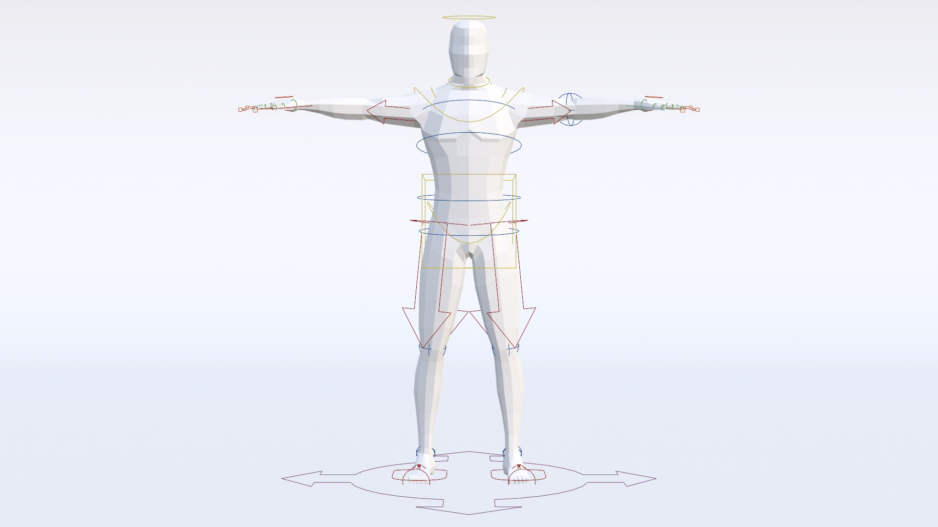 Rigged Human Base 3D - TurboSquid 2400497