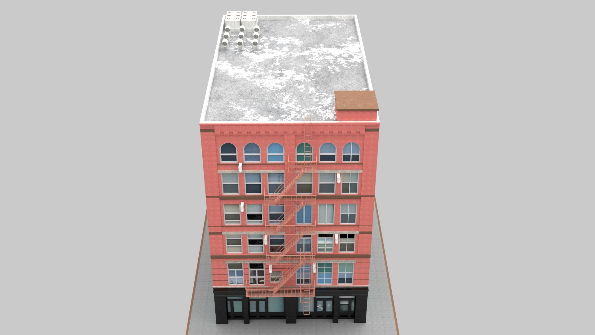 Manhattan Corner Building 3D Model - TurboSquid 1613542