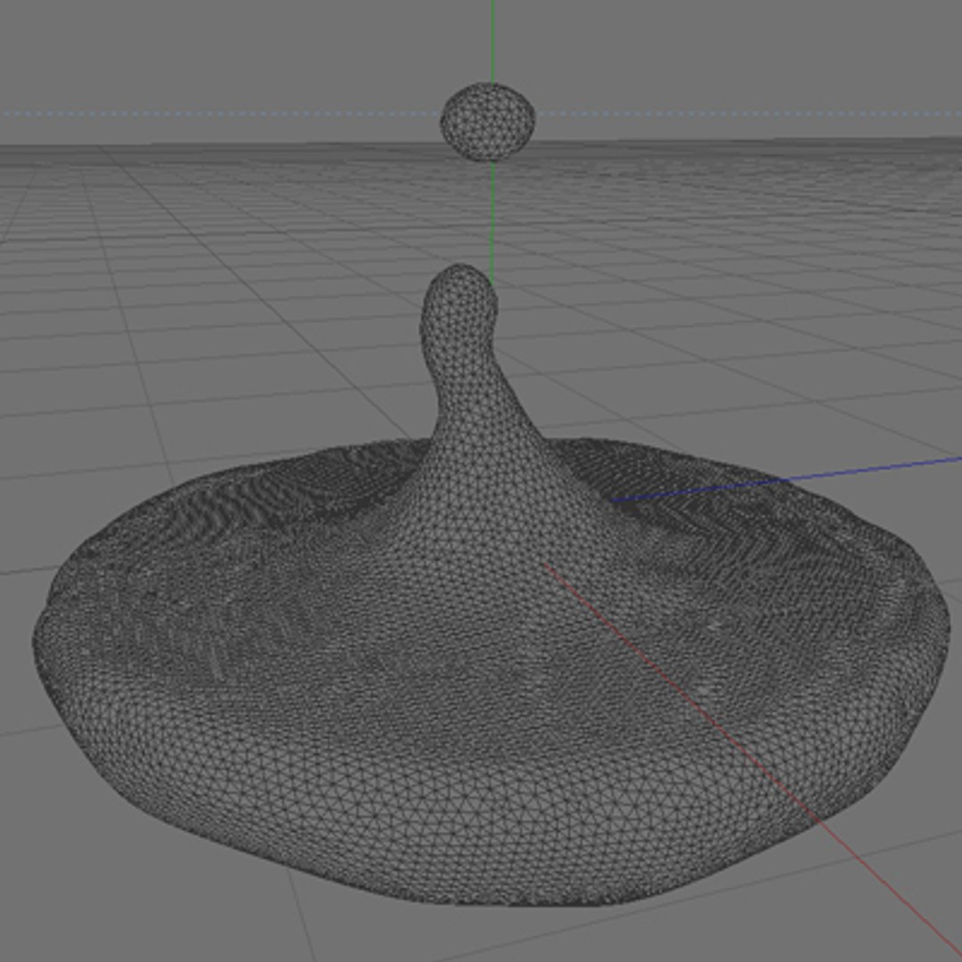 water splash 3d model