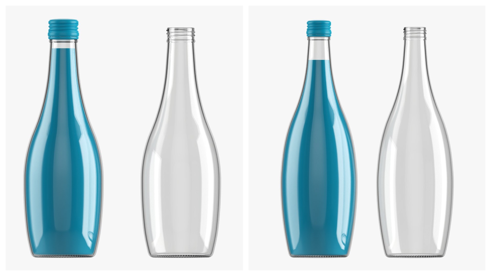 3D model Glass bottles Collection 43 models - TurboSquid 2145539