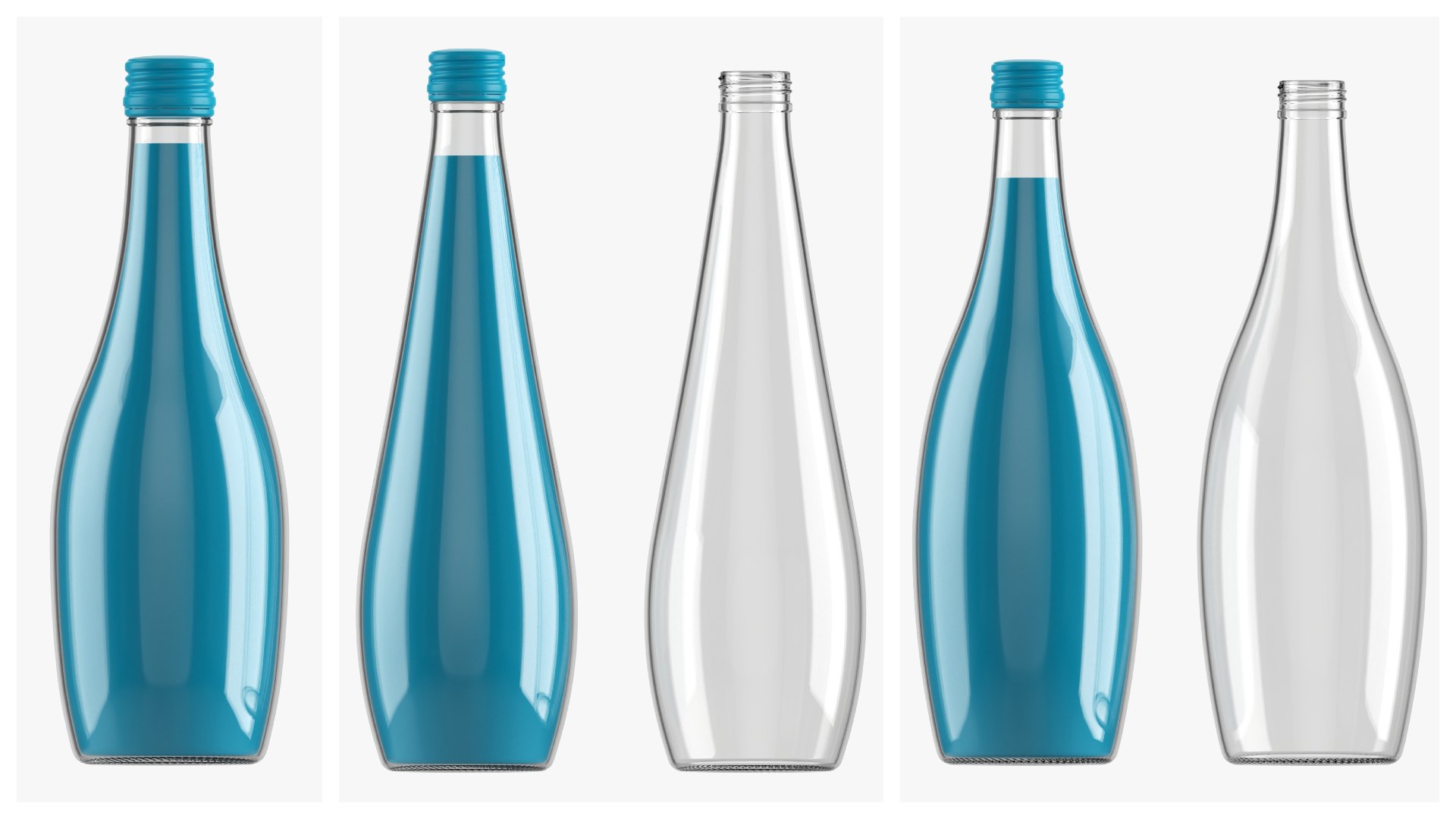 3D model Glass bottles Collection 43 models - TurboSquid 2145539