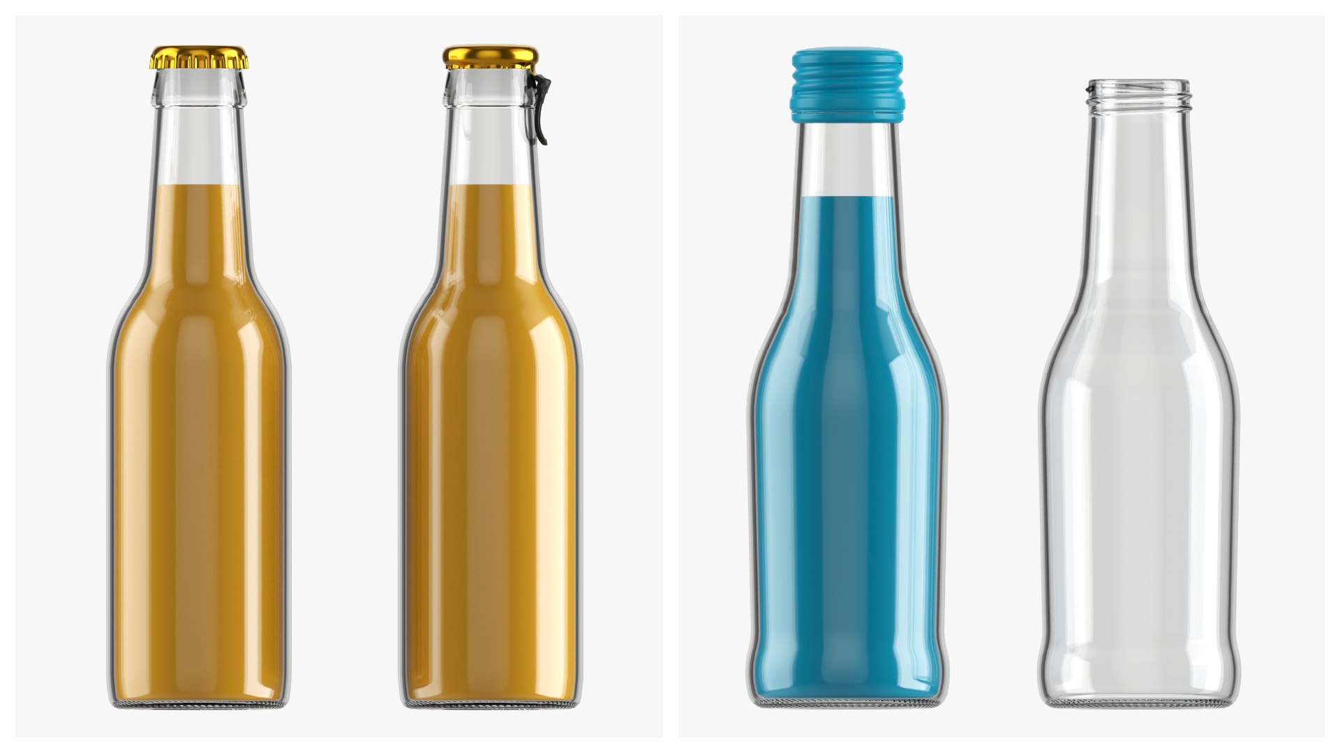 3D model Glass bottles Collection 43 models - TurboSquid 2145539