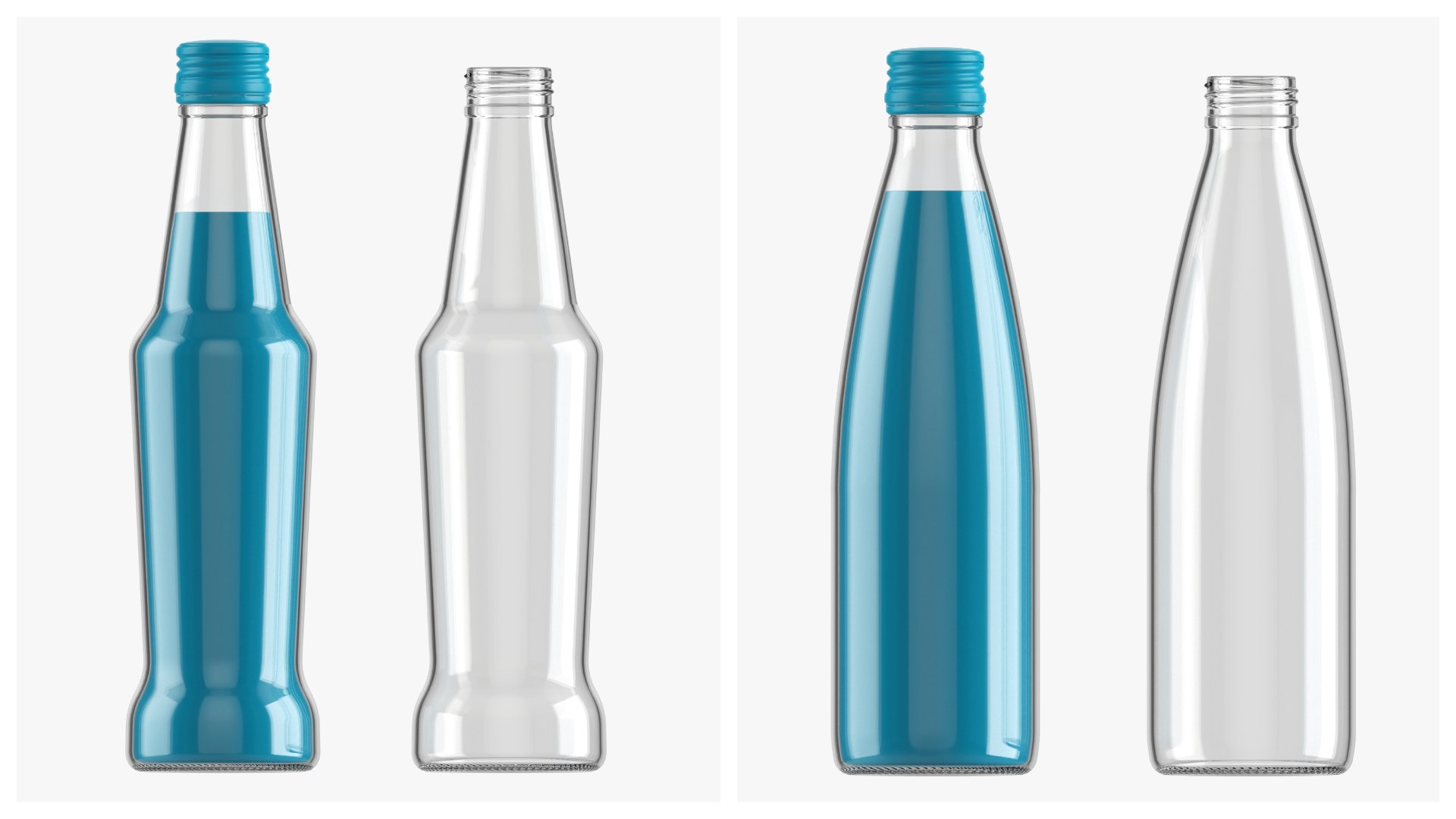 3D model Glass bottles Collection 43 models - TurboSquid 2145539