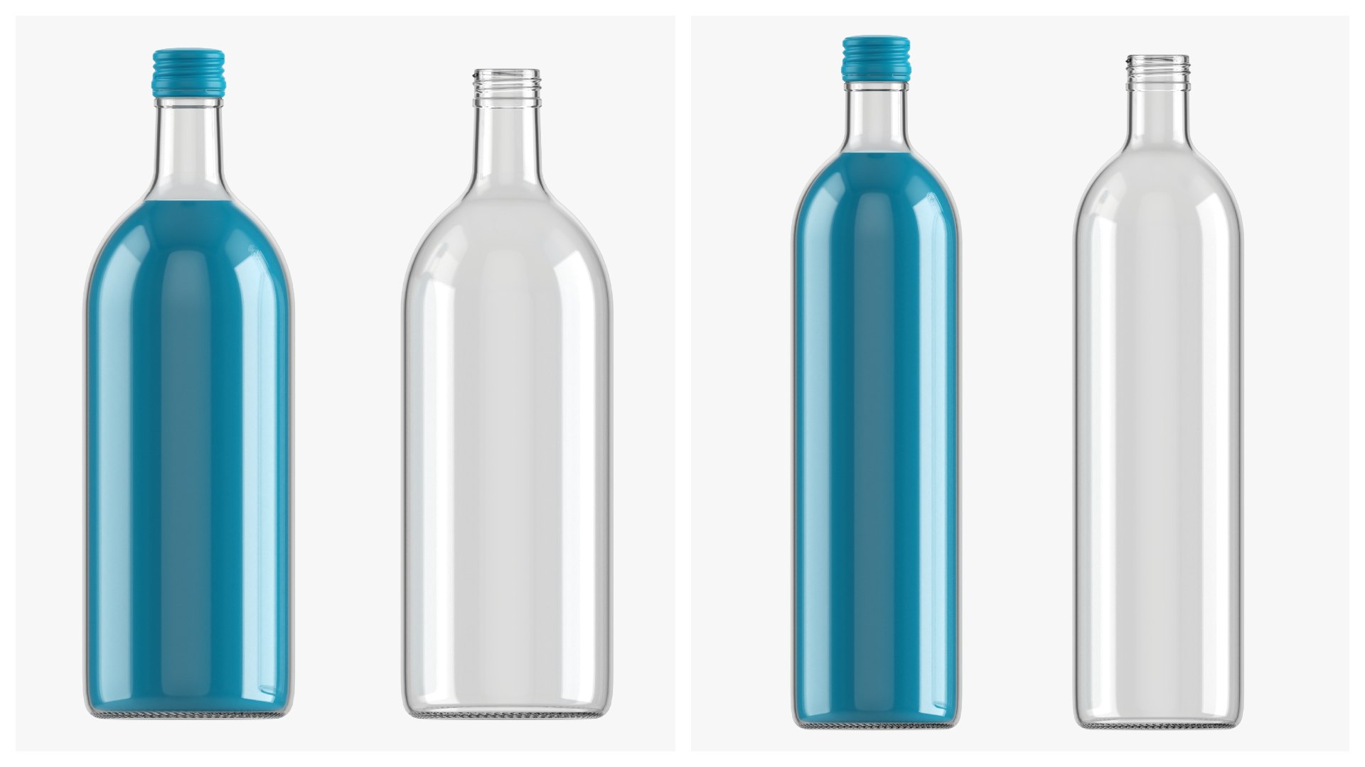 3D model Glass bottles Collection 43 models - TurboSquid 2145539