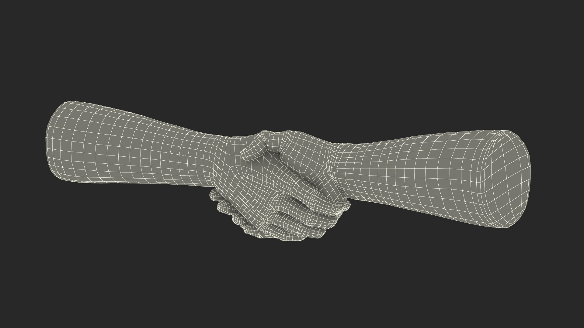3D Model Handshake African Man Hands With Fur - TurboSquid 2112345