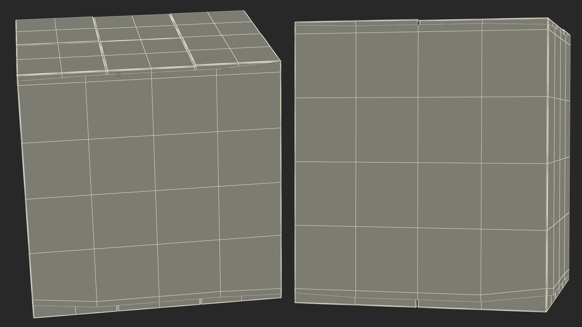 Carton Boxes Wrapped In Stretch Film Model - TurboSquid 1959565