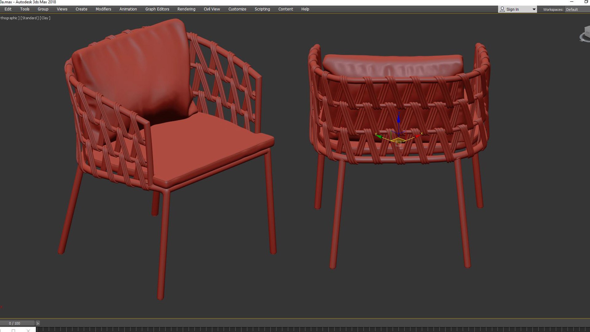 Leo Dining Chair 3D - TurboSquid 1829894