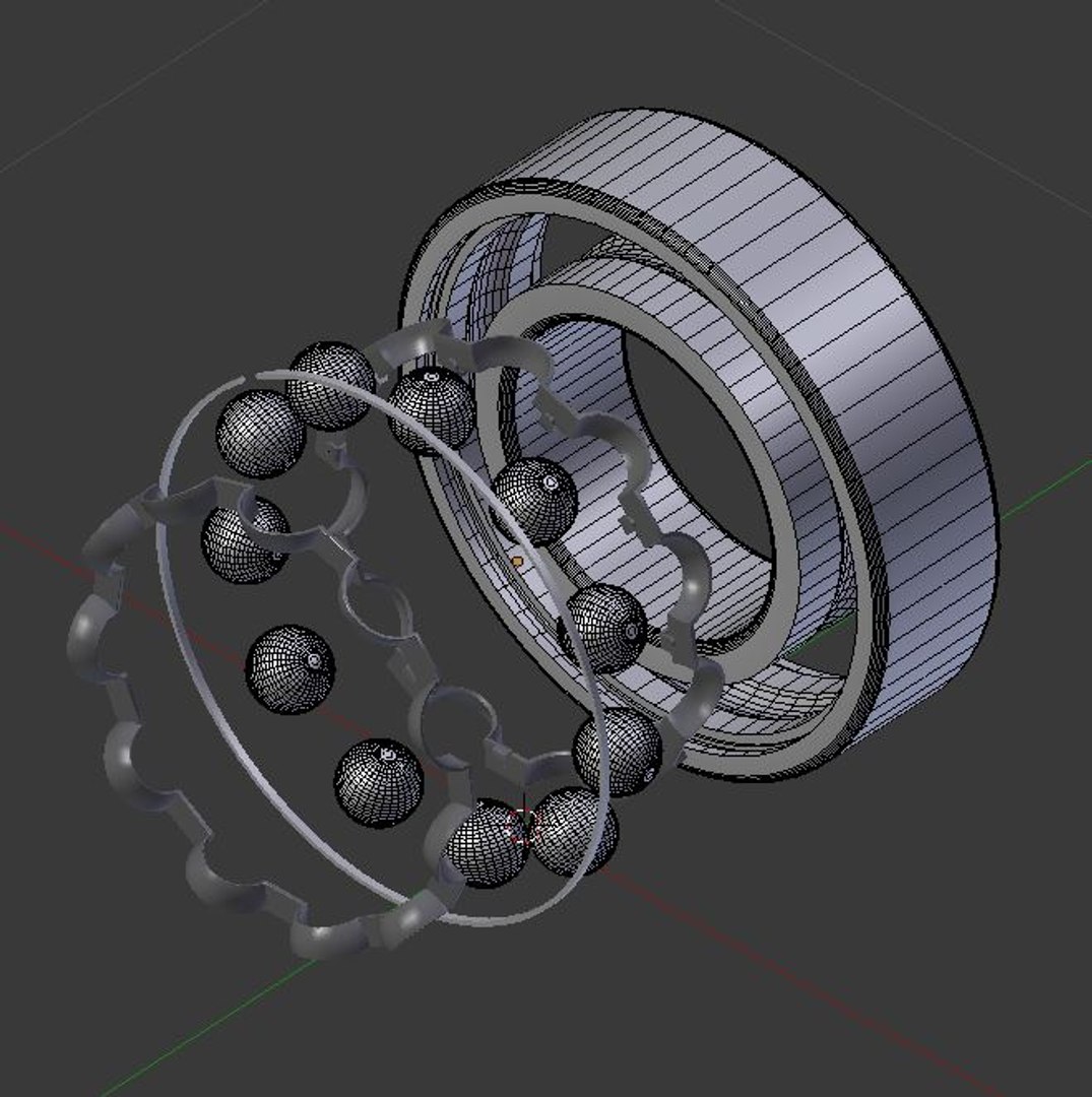 Mechanical Bearing 3d Model