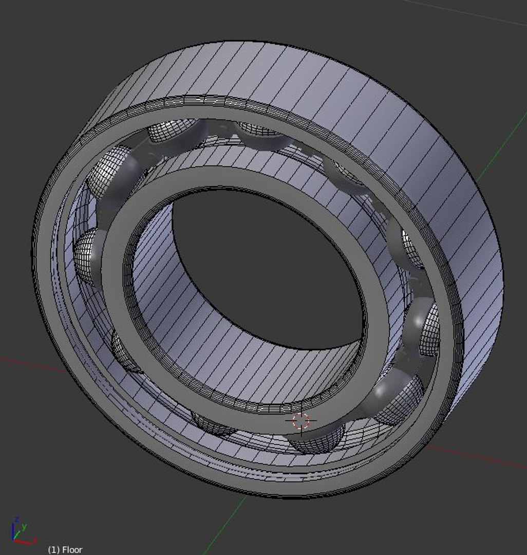 Mechanical Bearing 3d Model