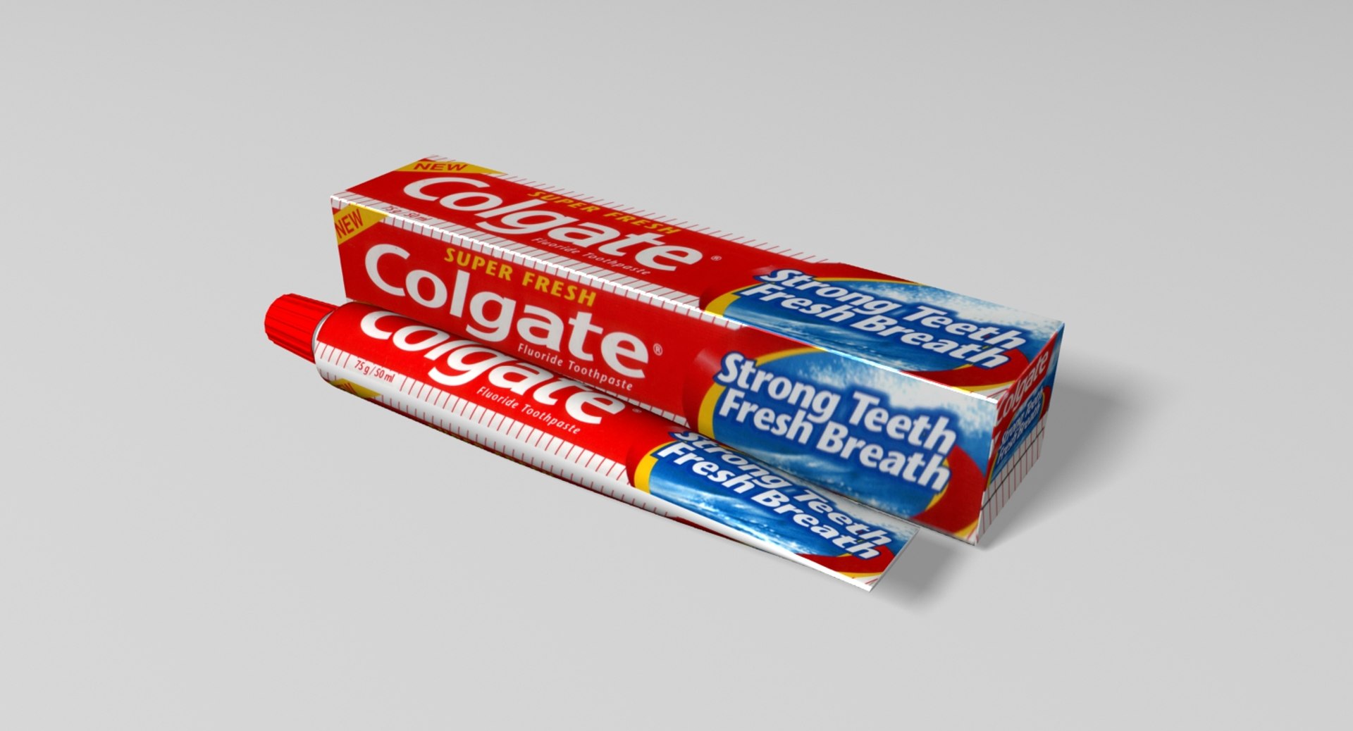 3d Model Toothpaste