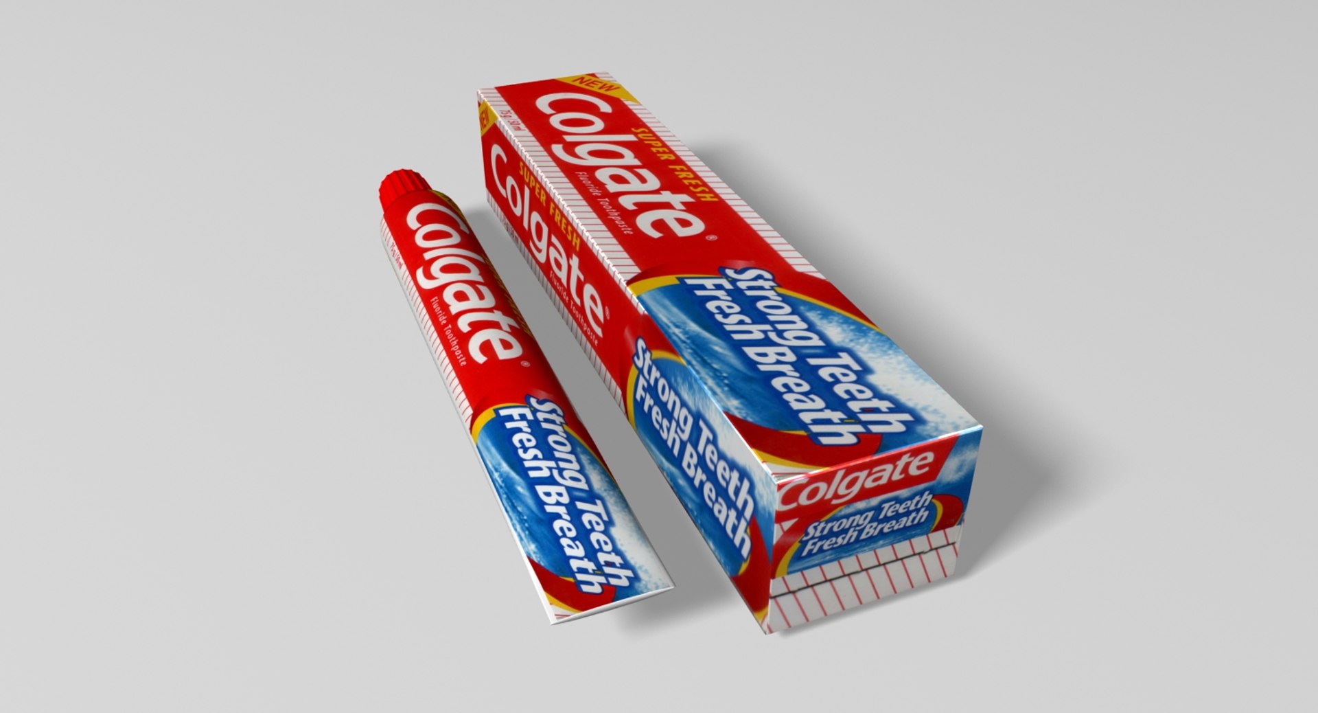 3d Model Toothpaste