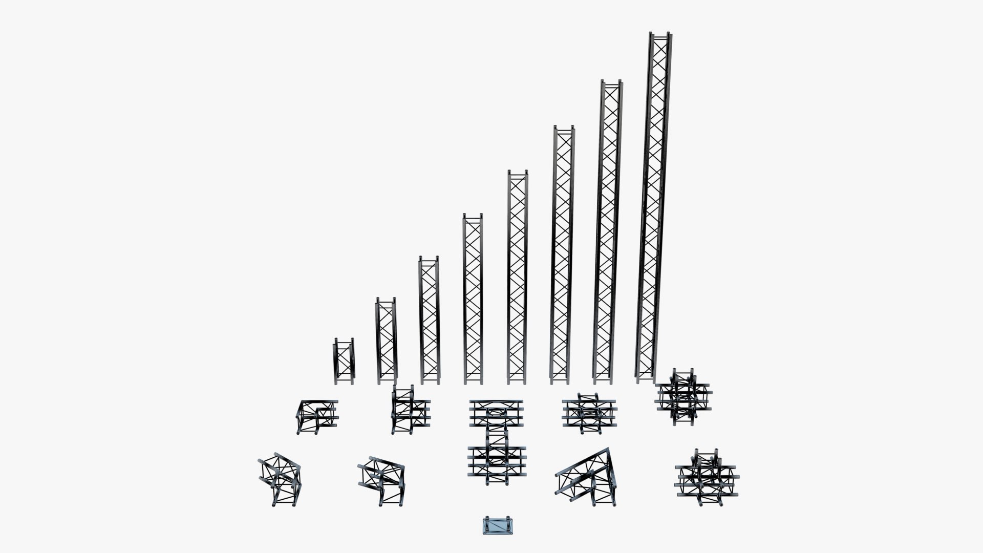 3D Truss Exhibition - TurboSquid 1672072