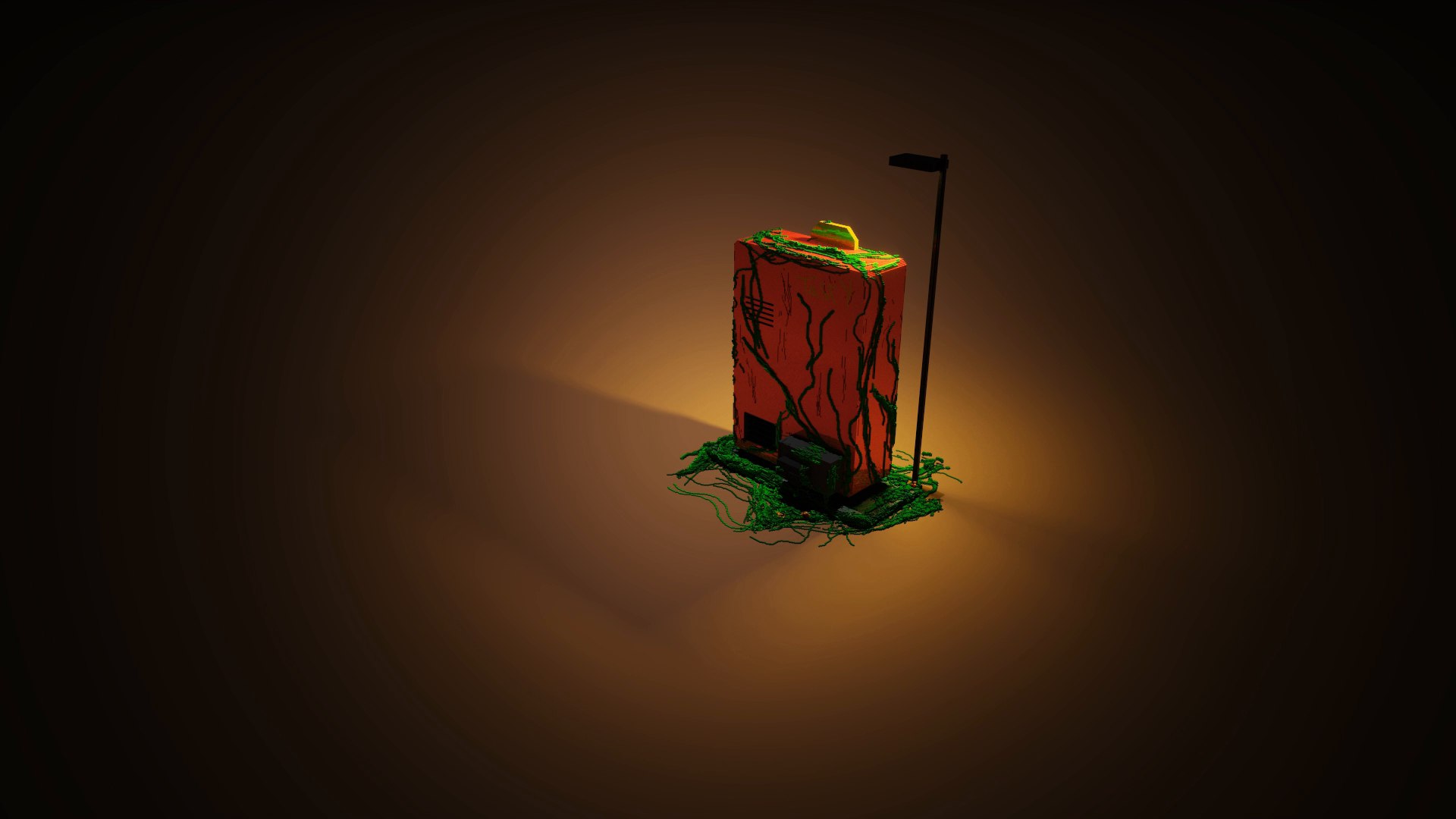 3D pixel Voxel post apocalyptic vending machine 3D model - TurboSquid ...