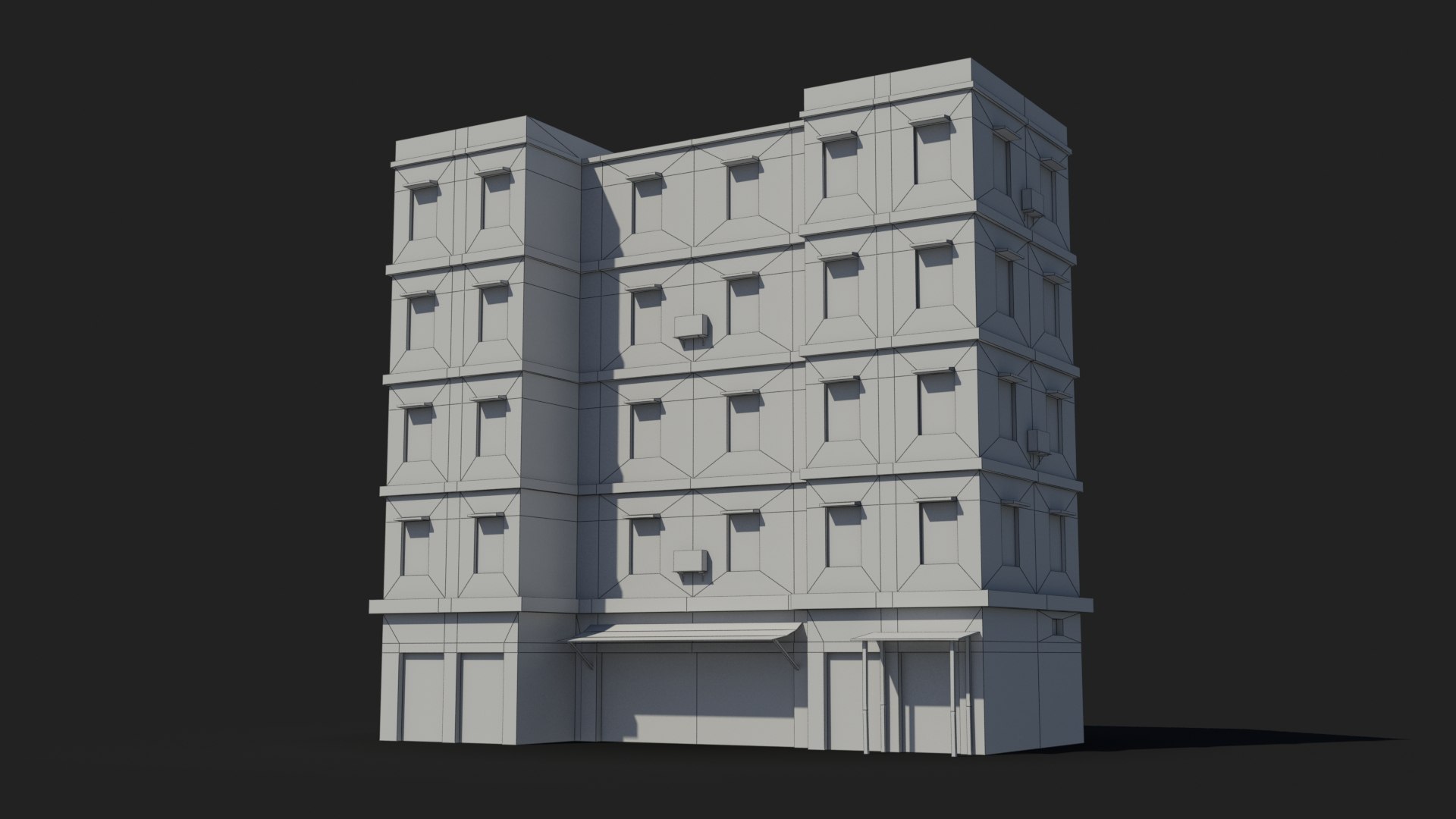 Arab Middle East Building X3 3D Model - TurboSquid 1901027