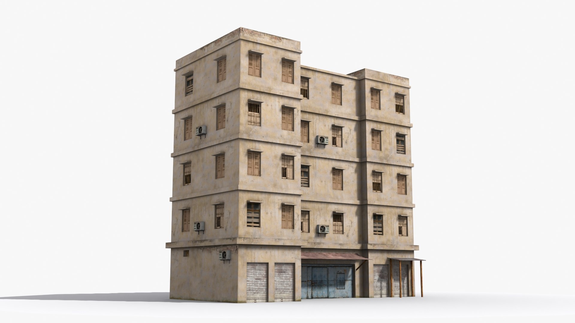 Arab Middle East Building X3 3D Model - TurboSquid 1901027