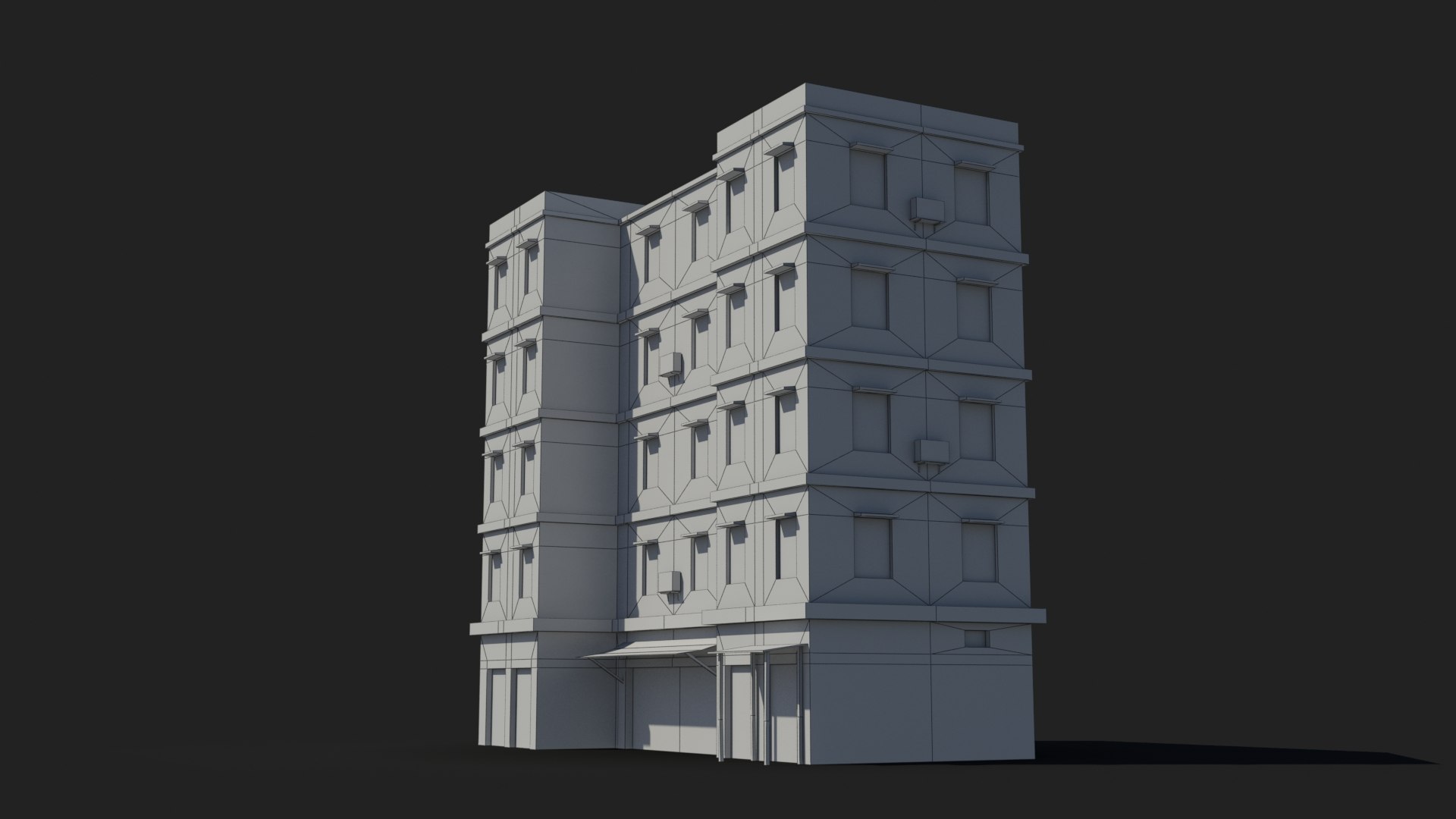Arab Middle East Building X3 3D Model - TurboSquid 1901027