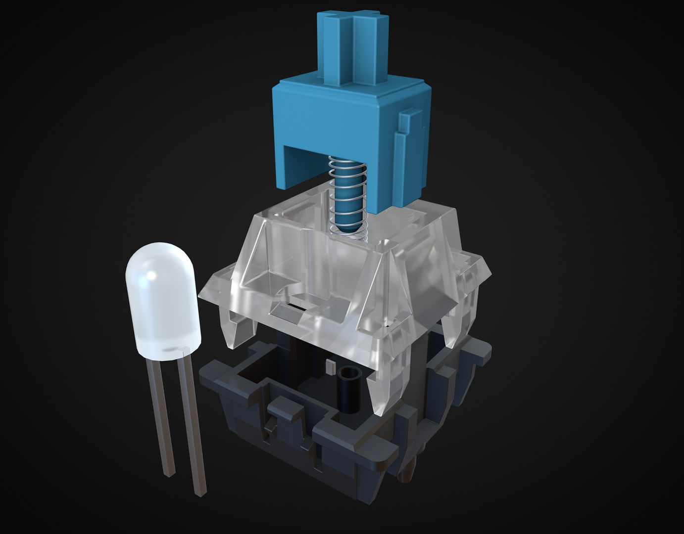 3D keyboard keys cherry model - TurboSquid 1385855