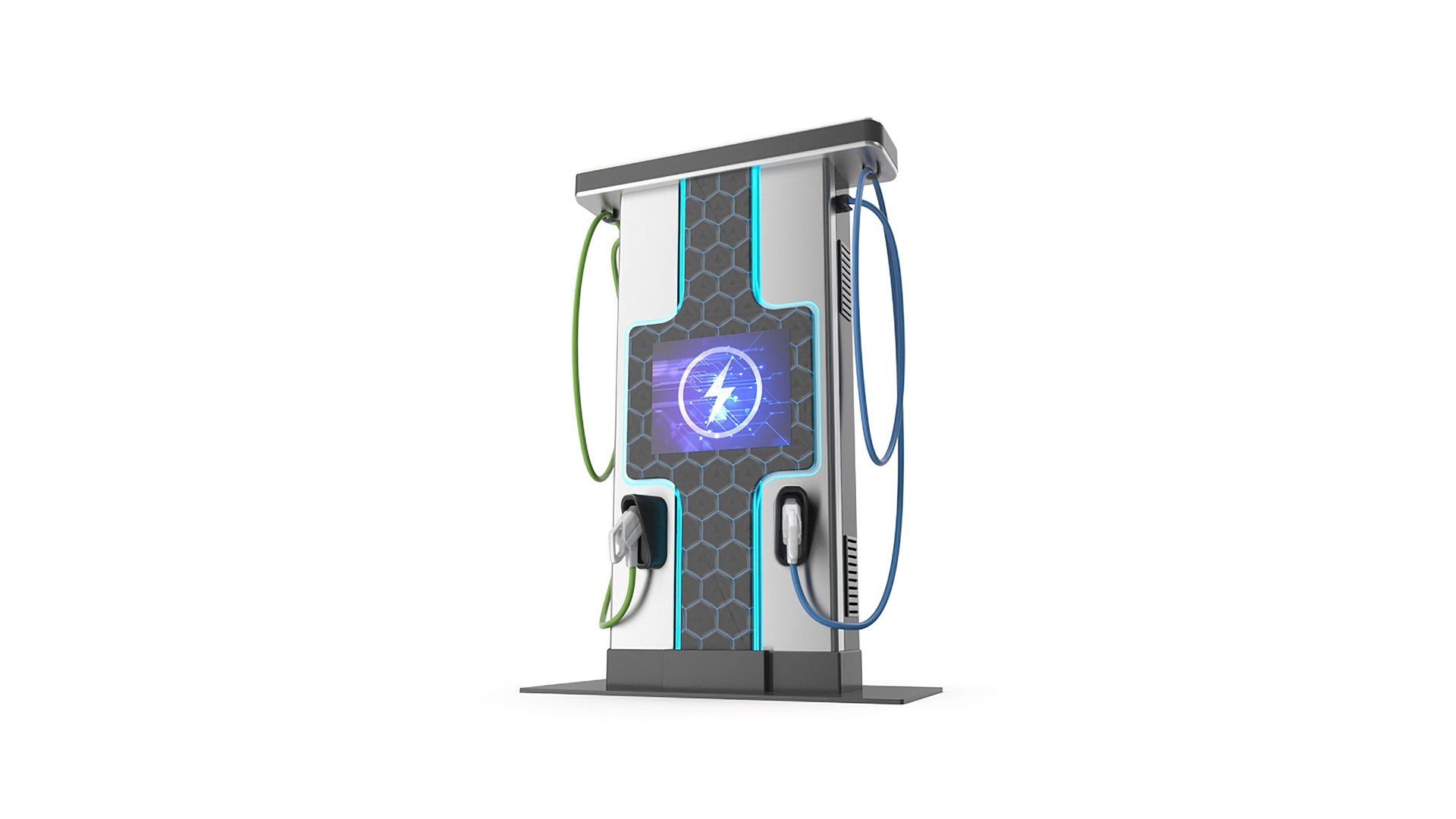 3D Electric Vehicle Charger Model - TurboSquid 2123230