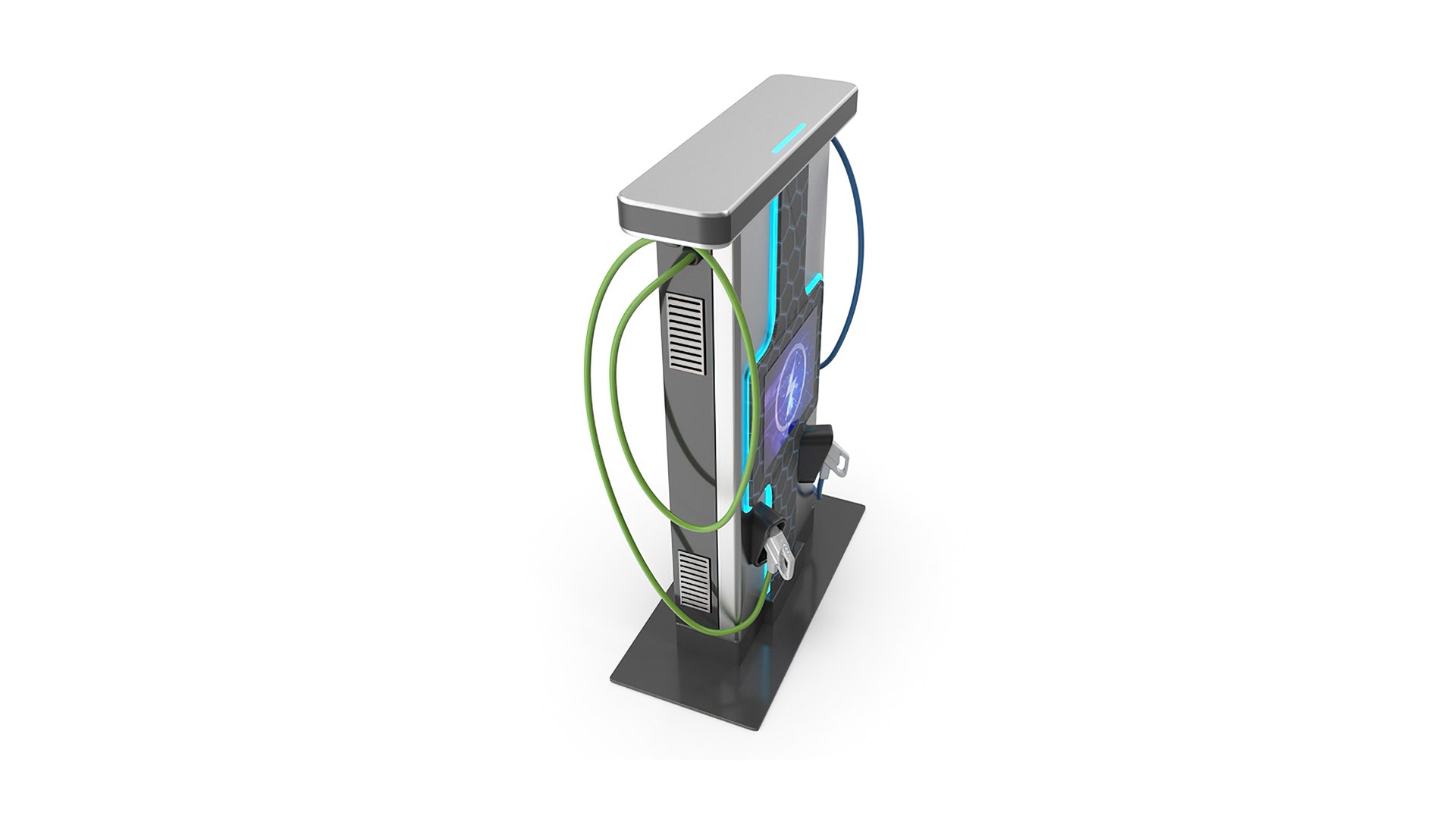 3D Electric Vehicle Charger Model - TurboSquid 2123230
