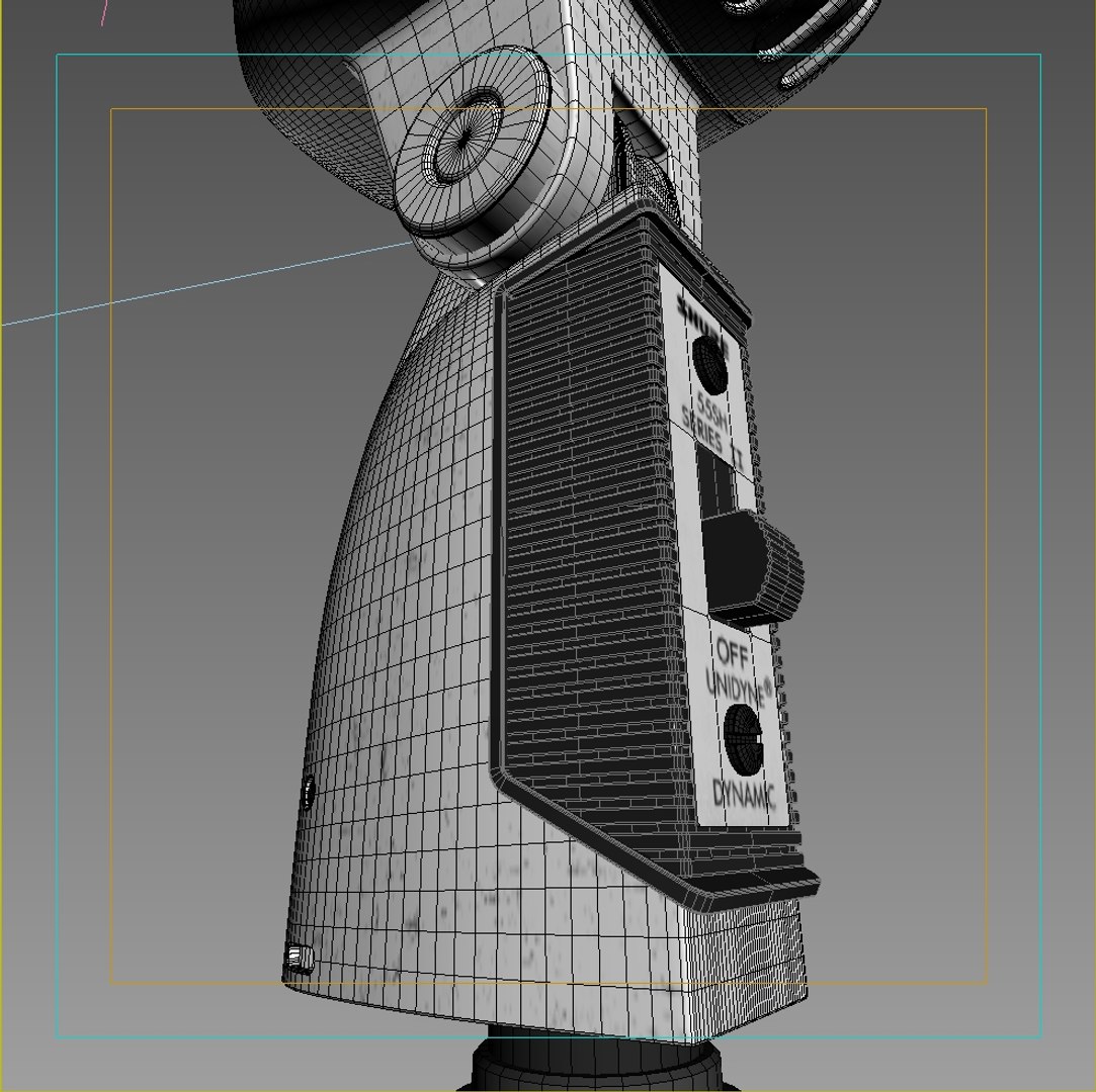 model of shure 55sh microphone