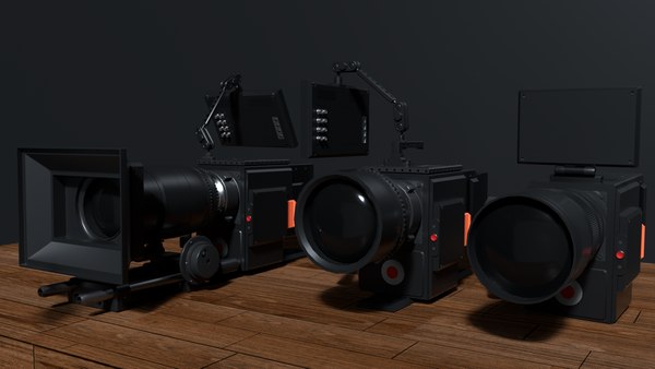 Cine Camera Customizable 3D - TurboSquid 1806254