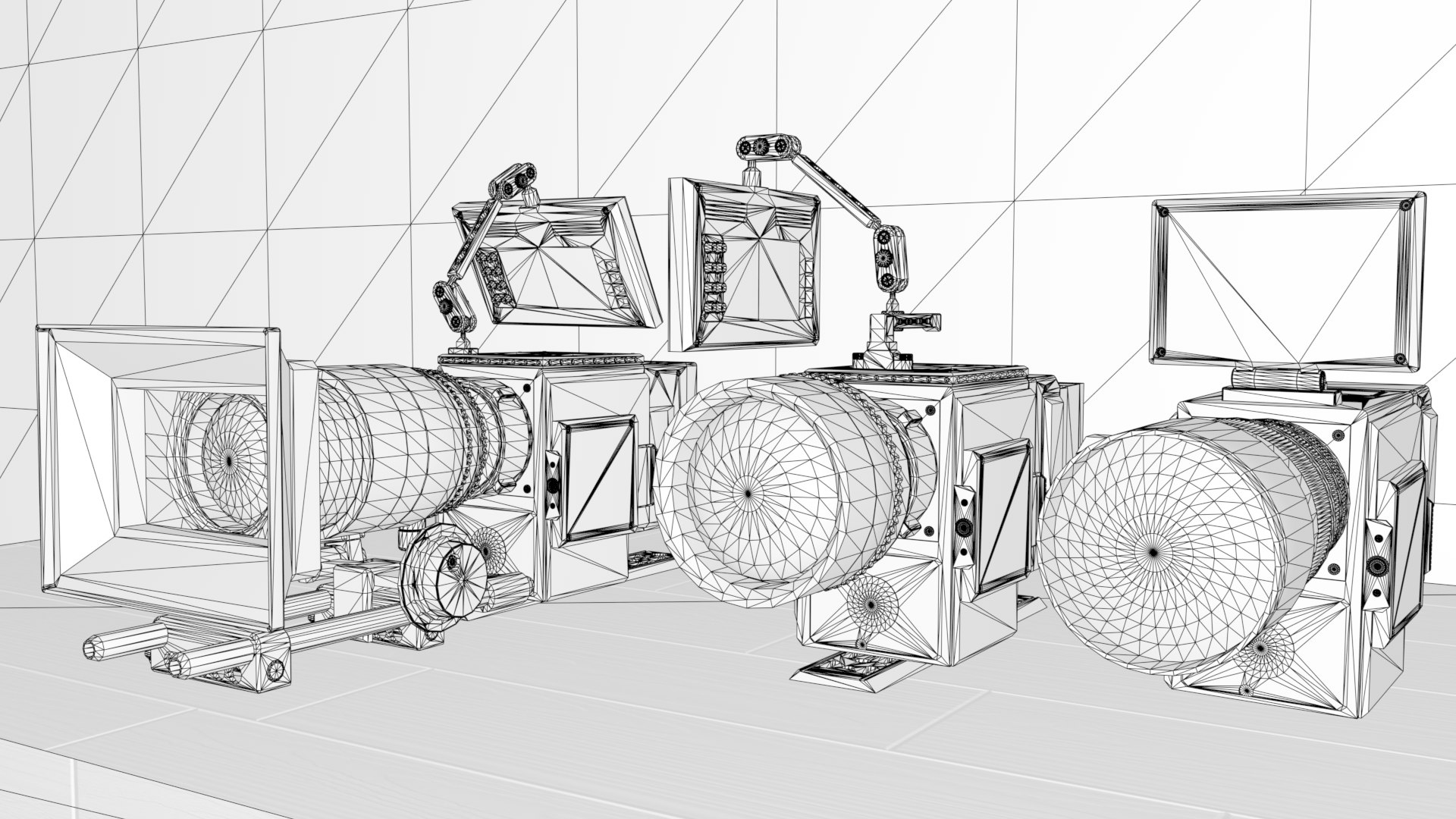 Cine Camera Customizable 3D - TurboSquid 1806254